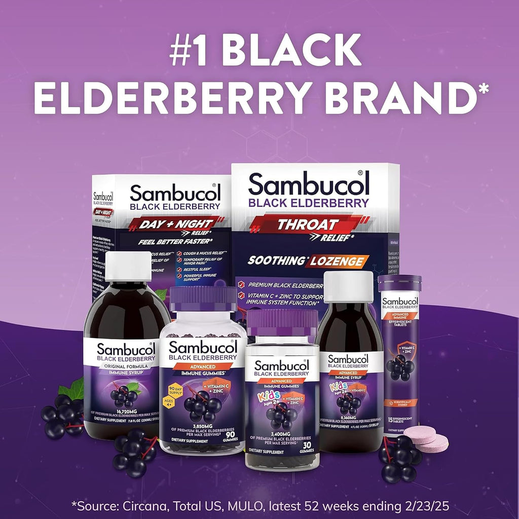 Sambucol kids elderberry gummies benefits