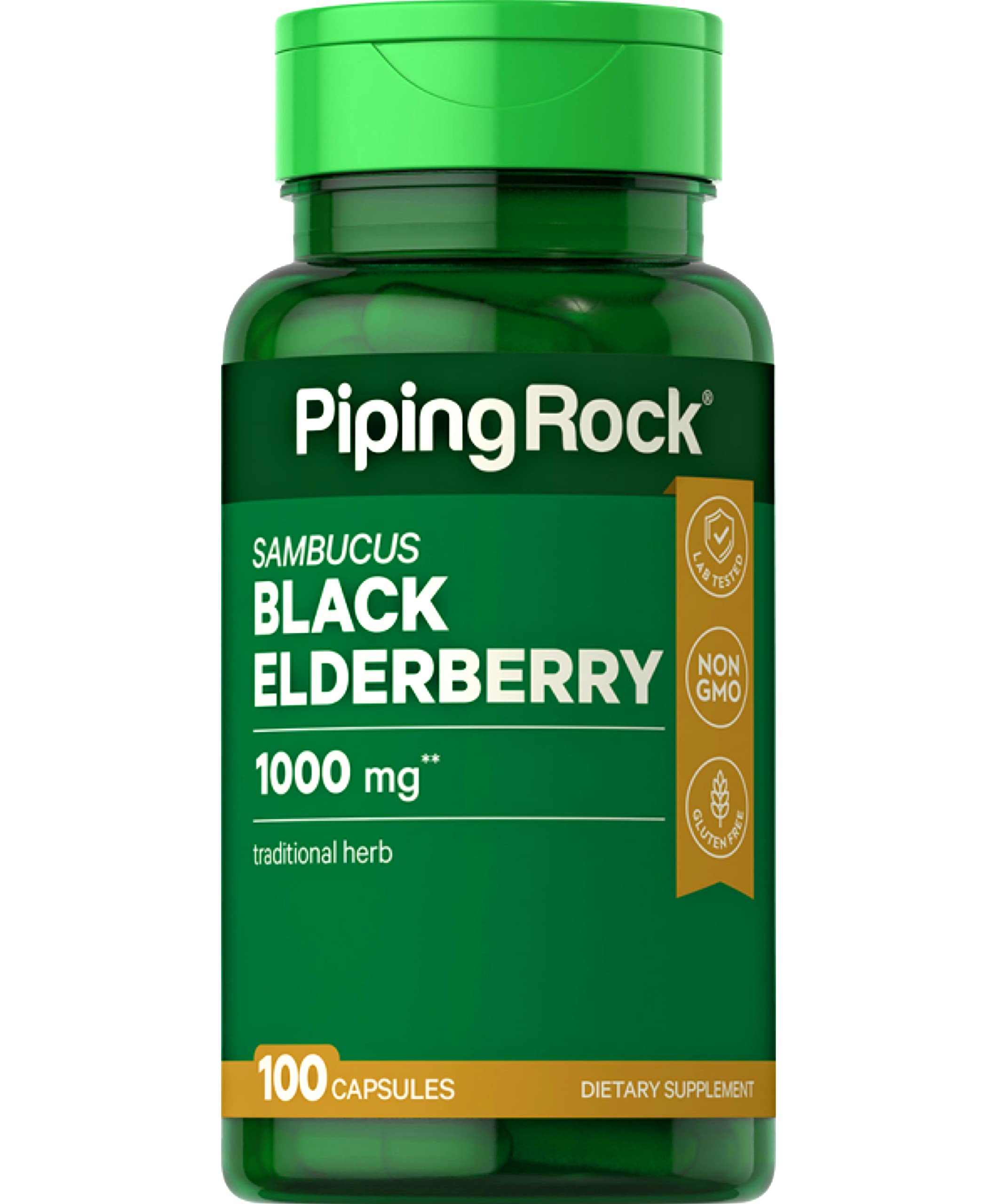 Sambucus elderberry capsules for immunity