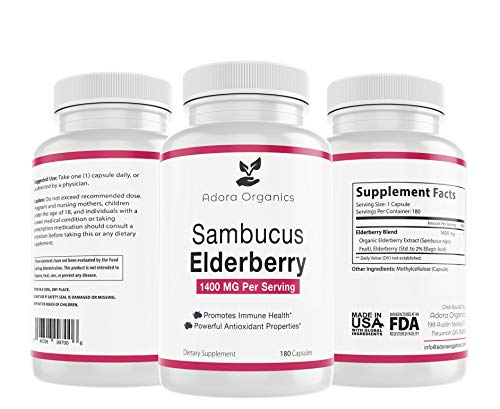 Sambucus elderberry for immune support