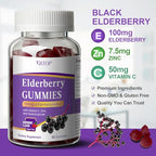 Sambucus elderberry gummies for cold relief
