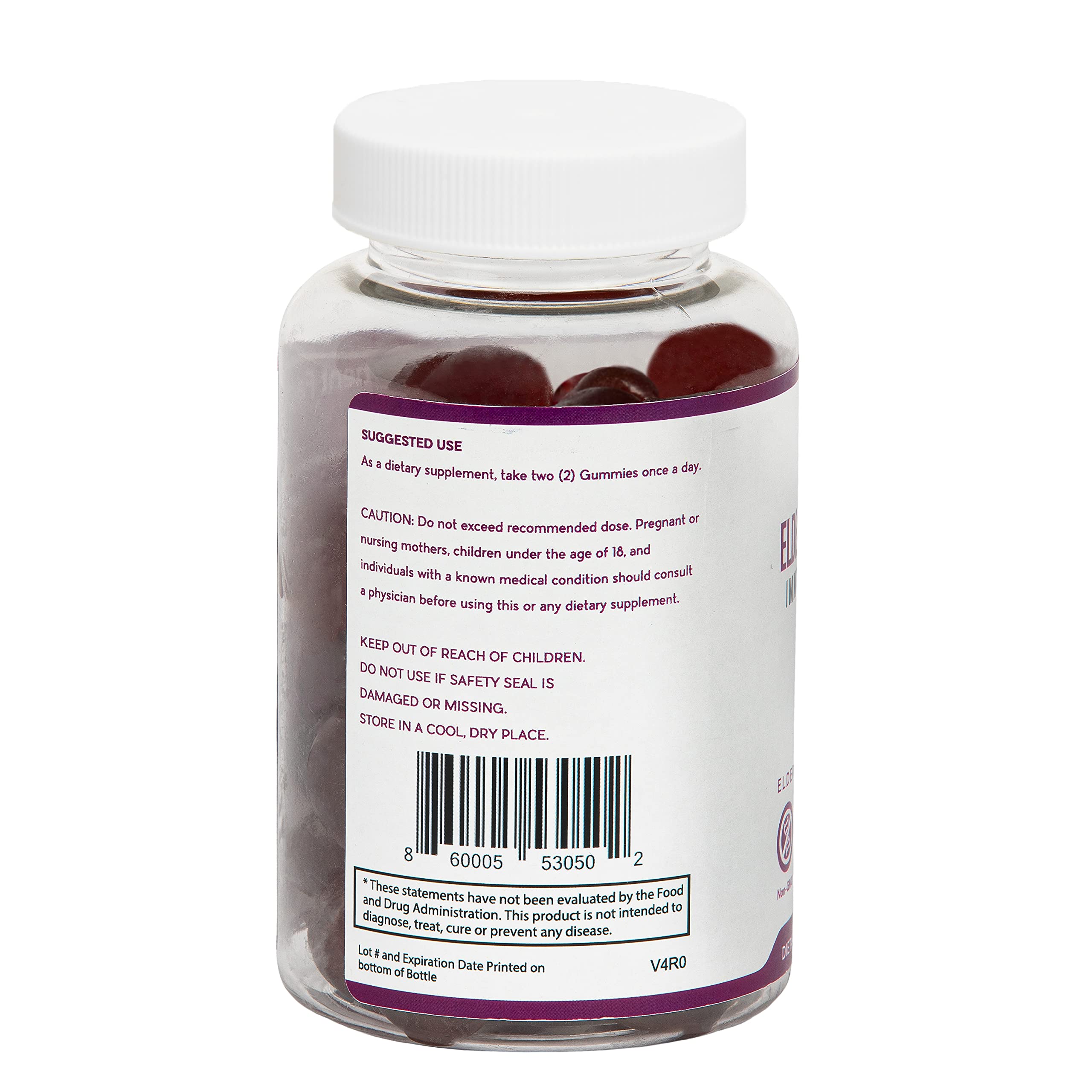 Sambucus elderberry gummies for energy boost