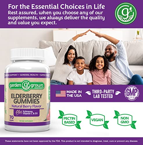 Sambucus elderberry gummies for family health