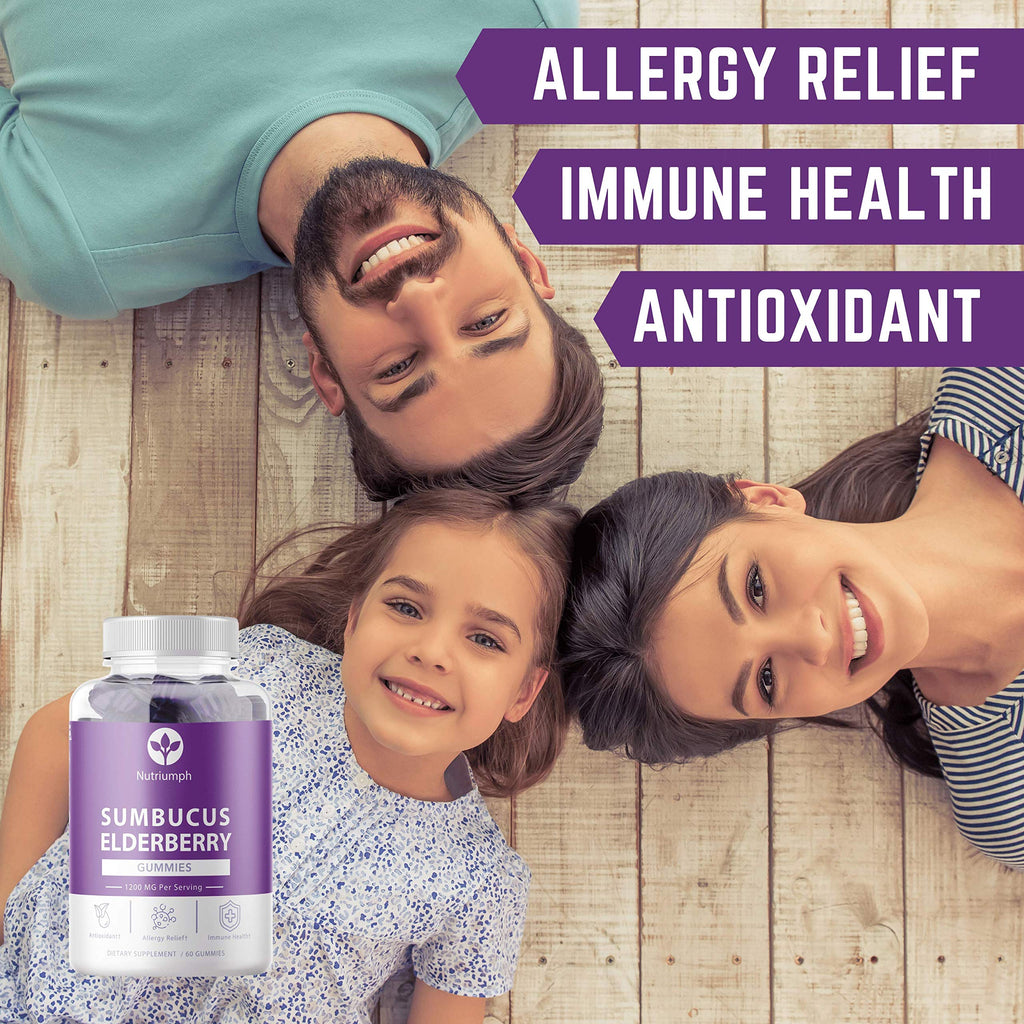 Sambucus elderberry gummies for family wellness