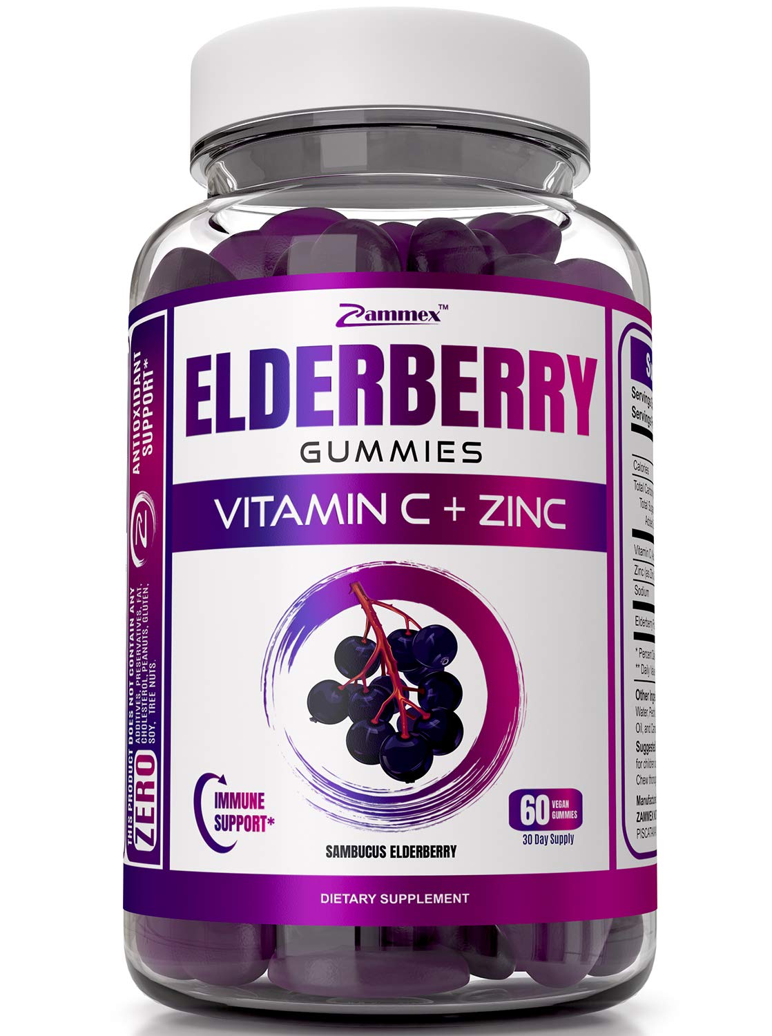 Sambucus elderberry gummies for immune support