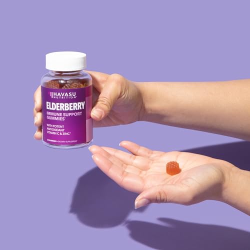 Sambucus elderberry gummies for stress relief