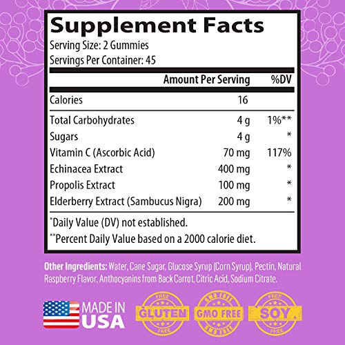 Sambucus elderberry gummies for vitality