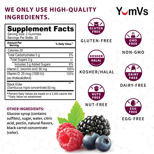 sambucus elderberry gummies for vitality