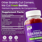 Sambucus elderberry gummies for wellness