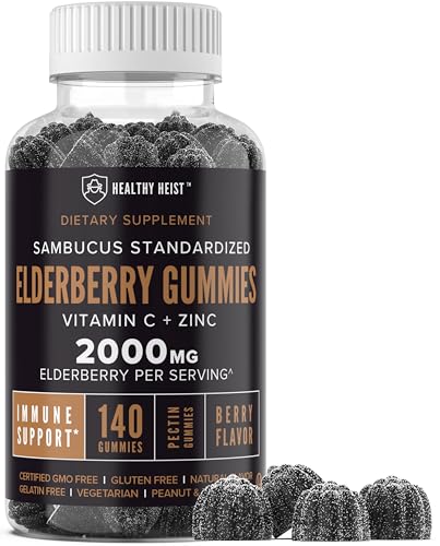 Sambucus elderberry gummies with zinc