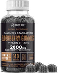 Sambucus elderberry gummies with zinc
