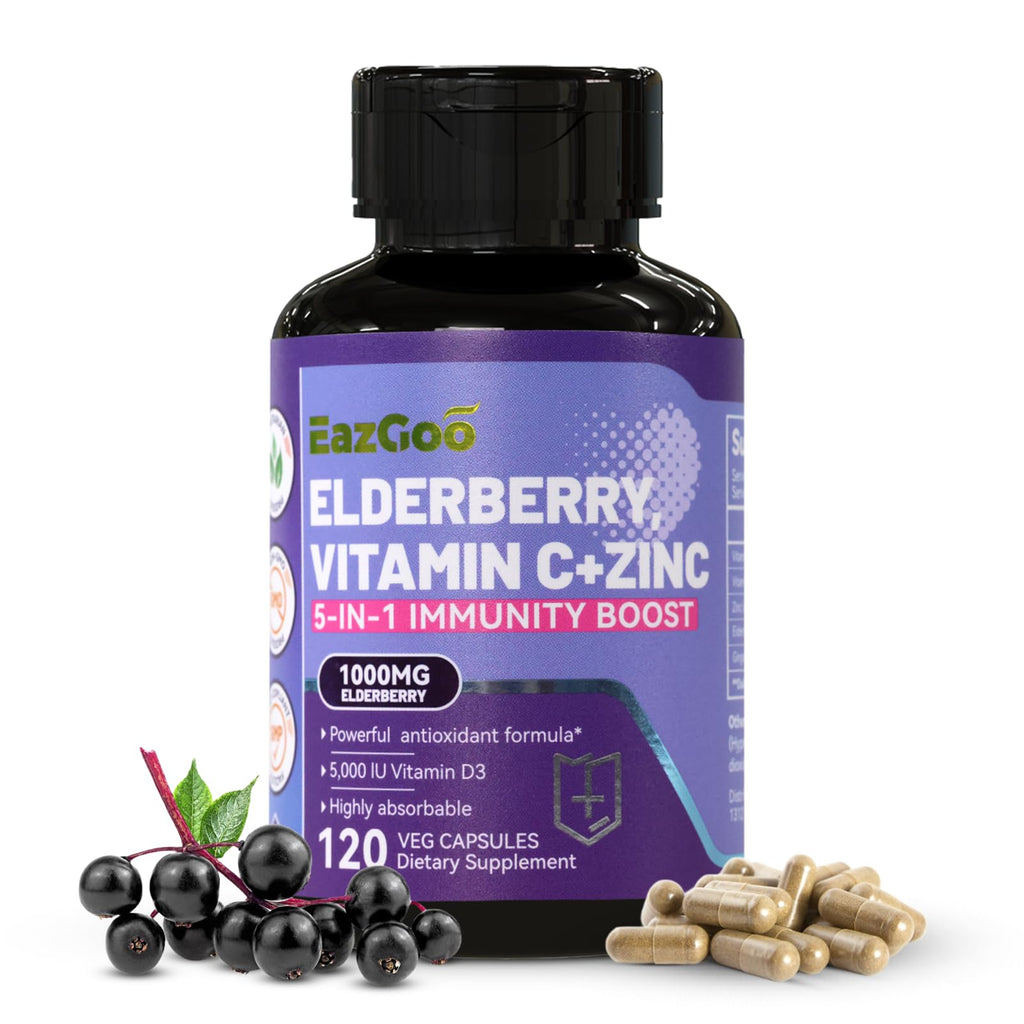 Sambucus elderberry immune support capsules