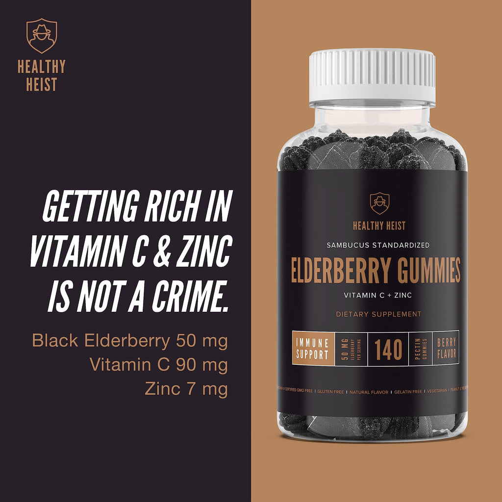 Sambucus elderberry immune support gummies