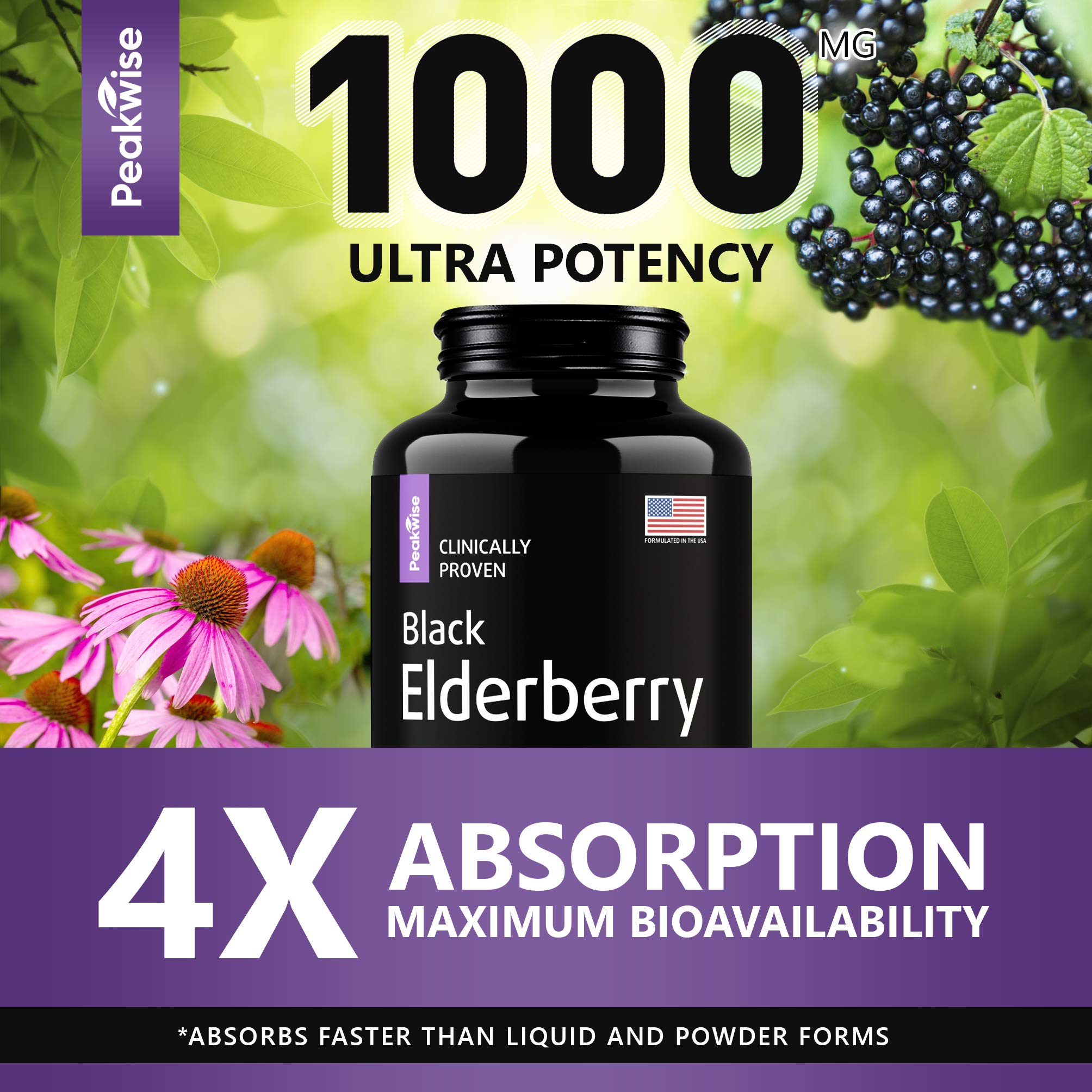Sambucus elderberry with vitamin C