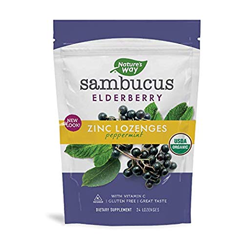 Sambucus elderberry zinc lozenges