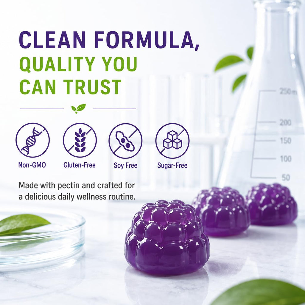 Sambucus gummies with D3 and zinc