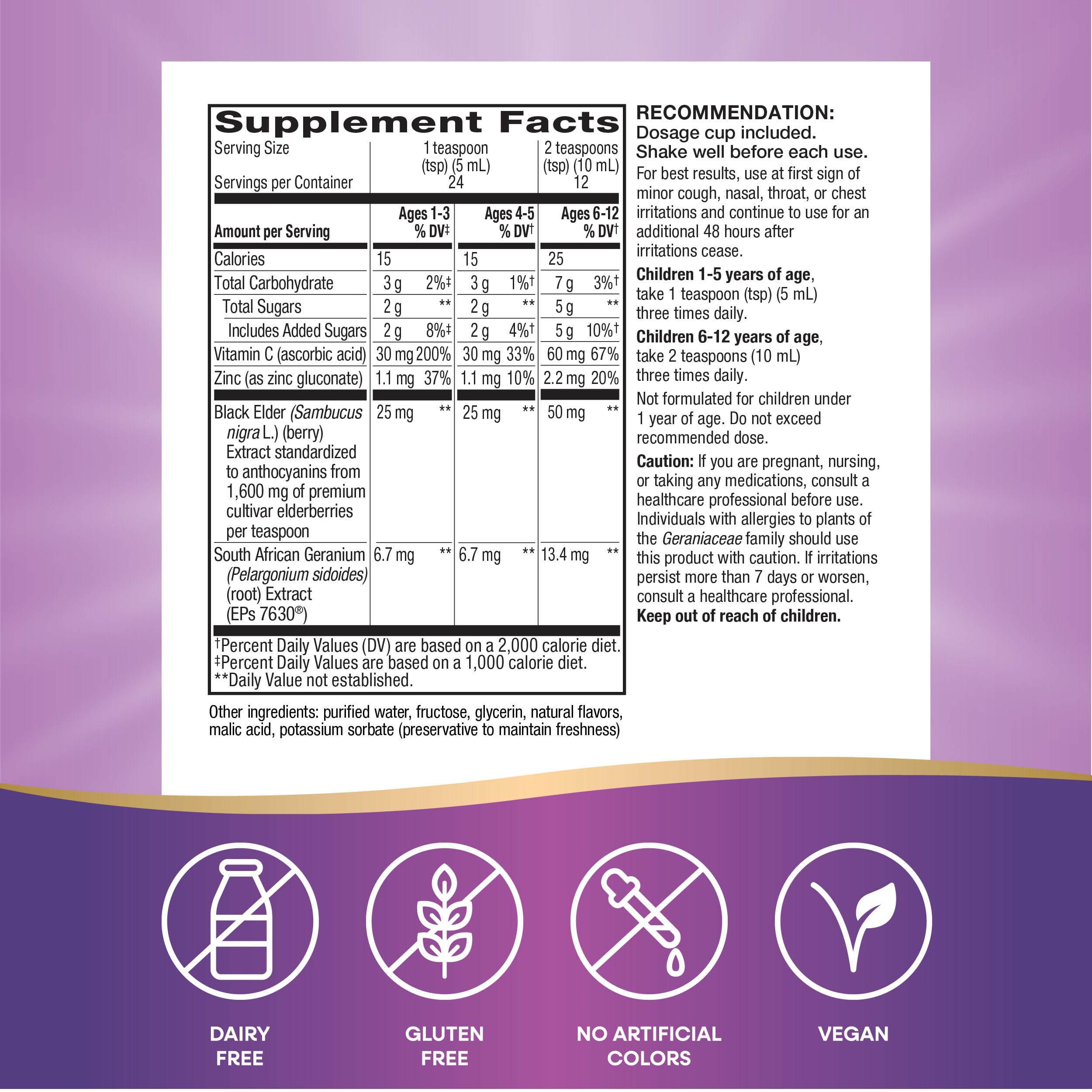 sambucus syrup for immune health