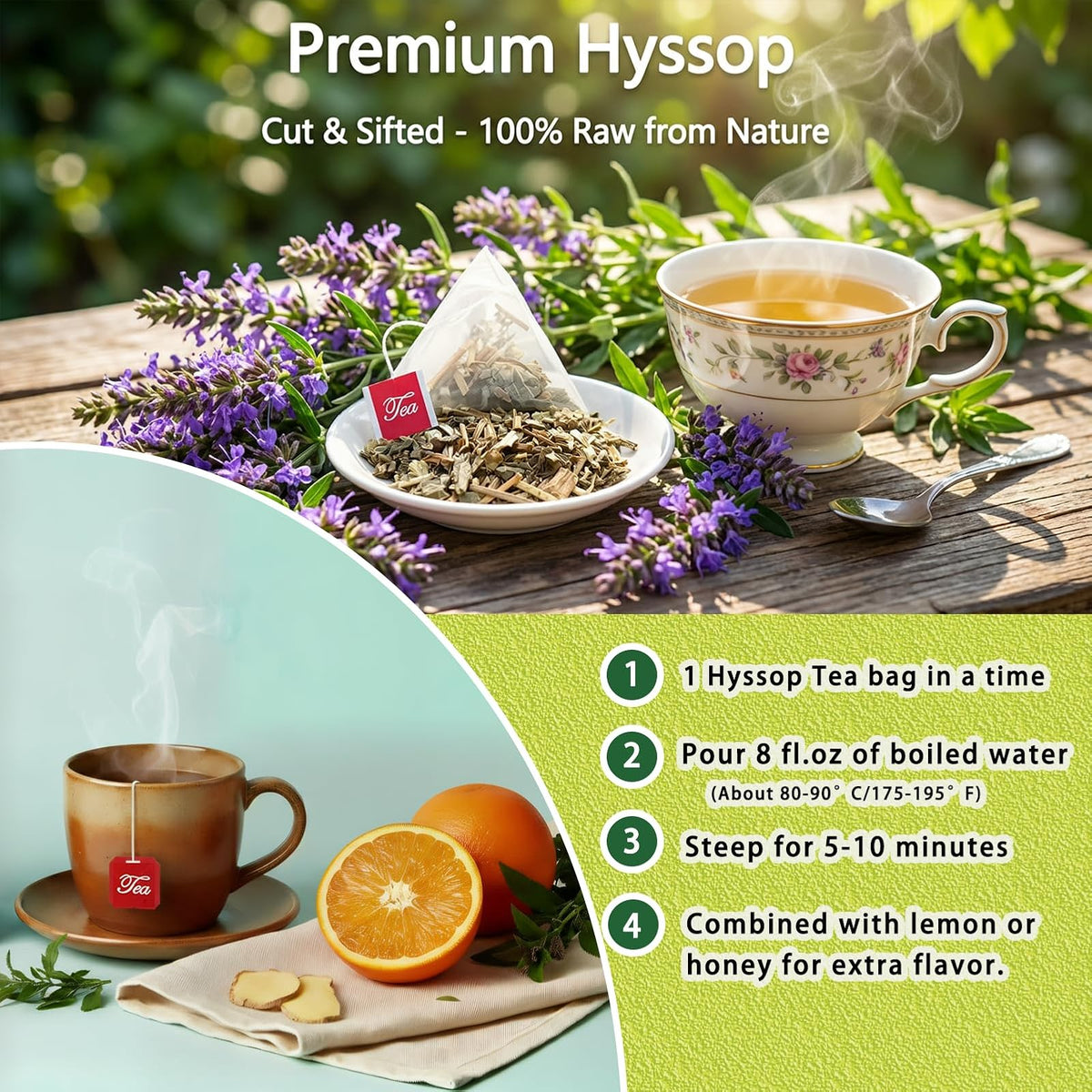 Samcci hyssop tea for natural wellness