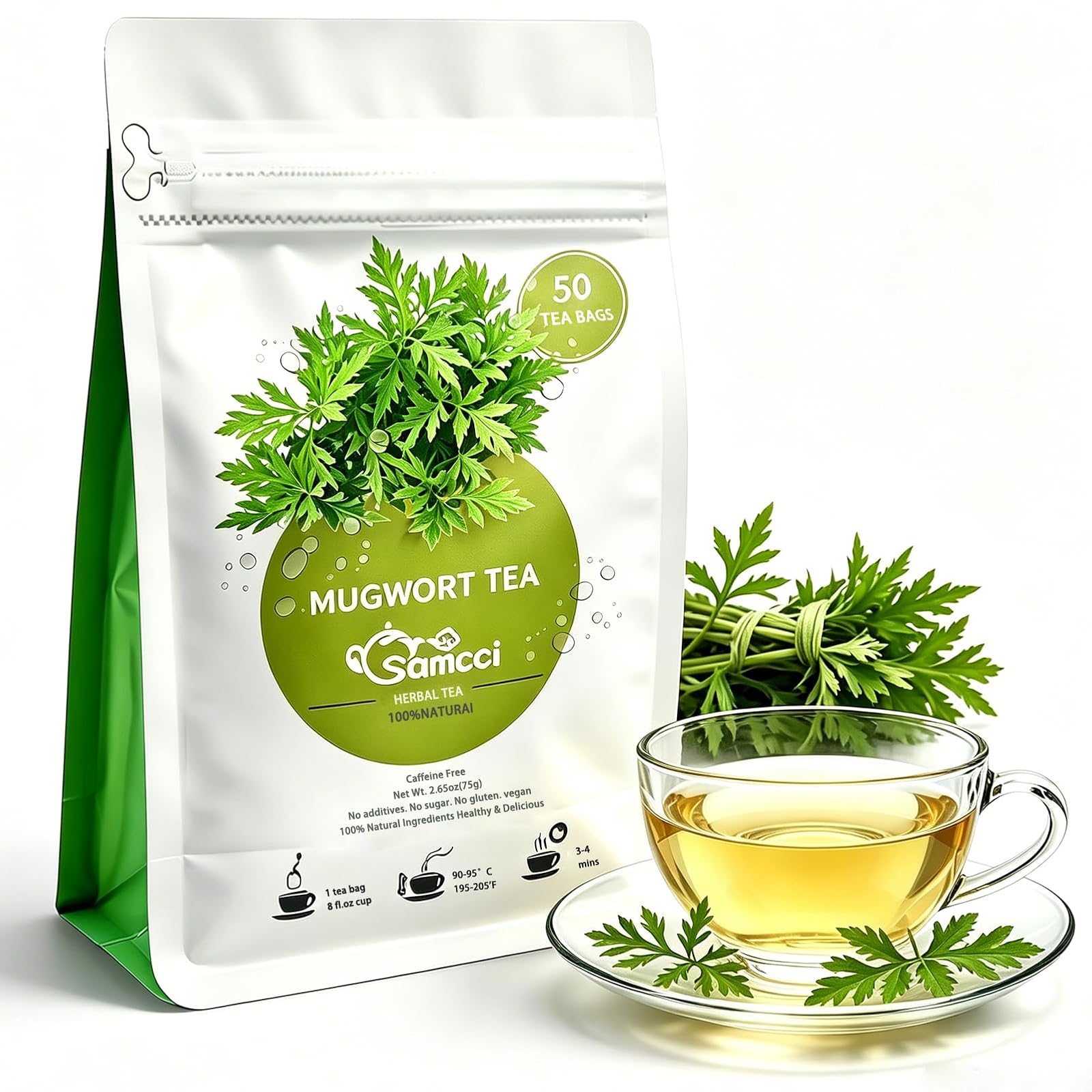 Samcci mugwort herbal tea bags