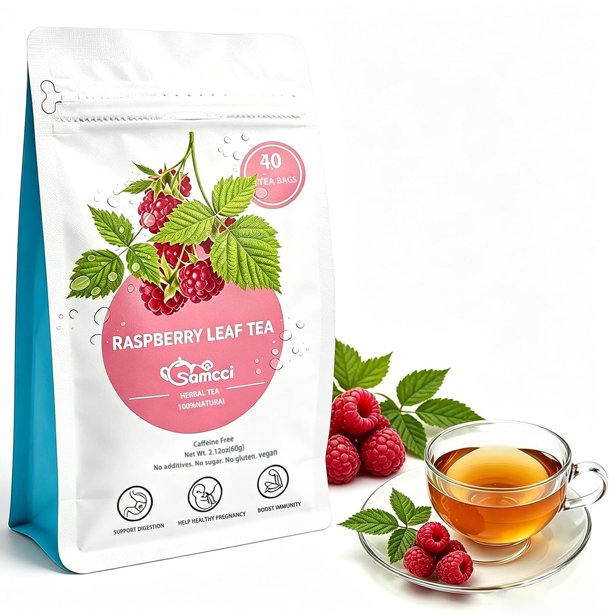 Samcci raspberry leaf tea bags