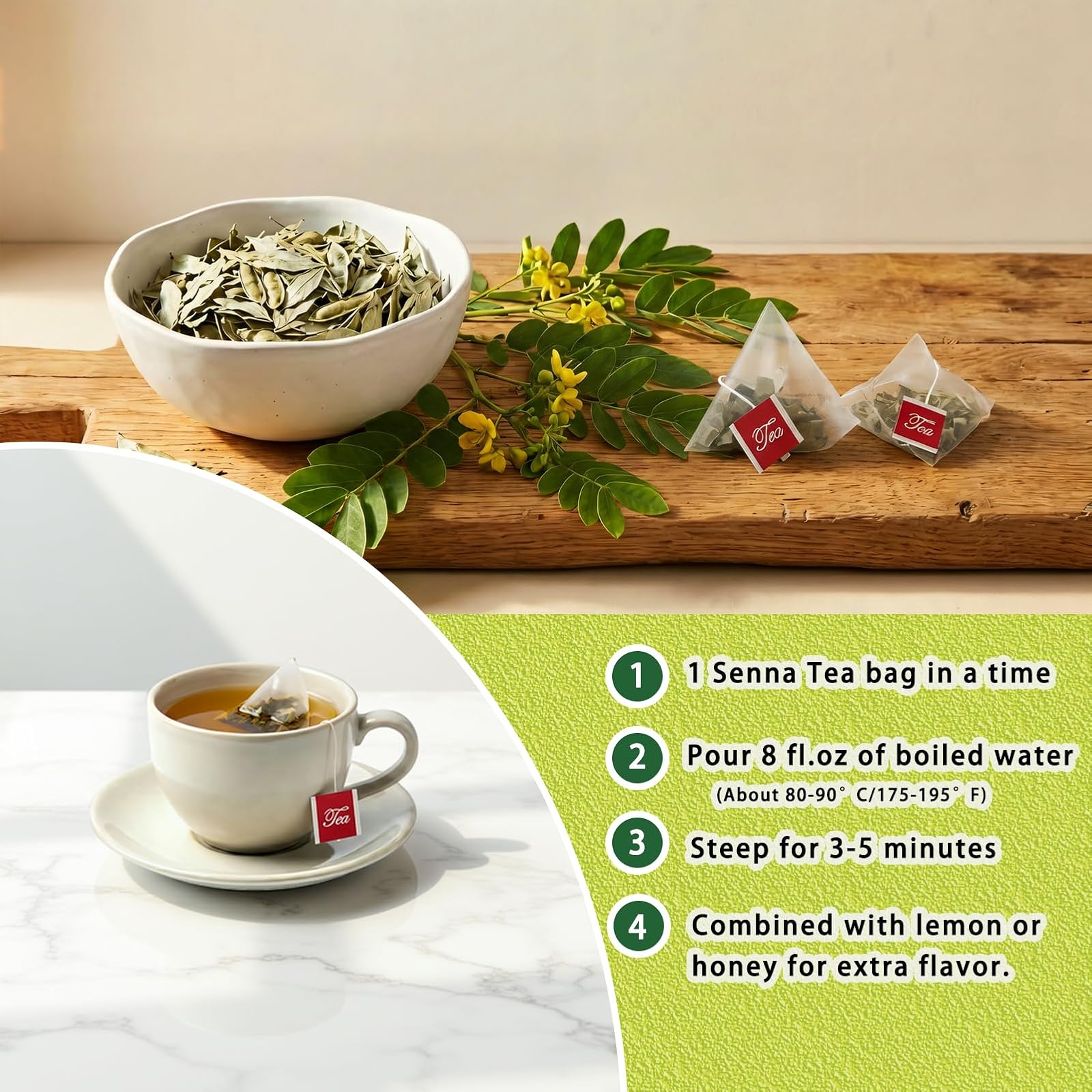 Samcci Senna Tea promotes regularity