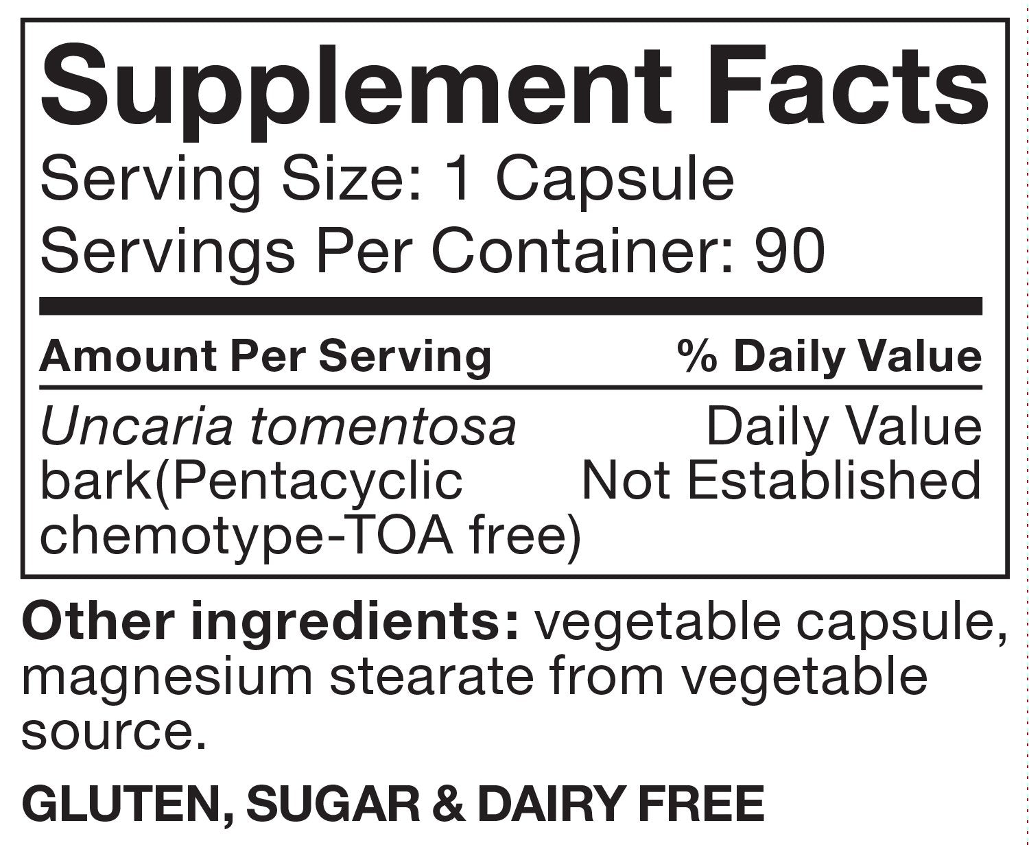 Samento capsules for daily health