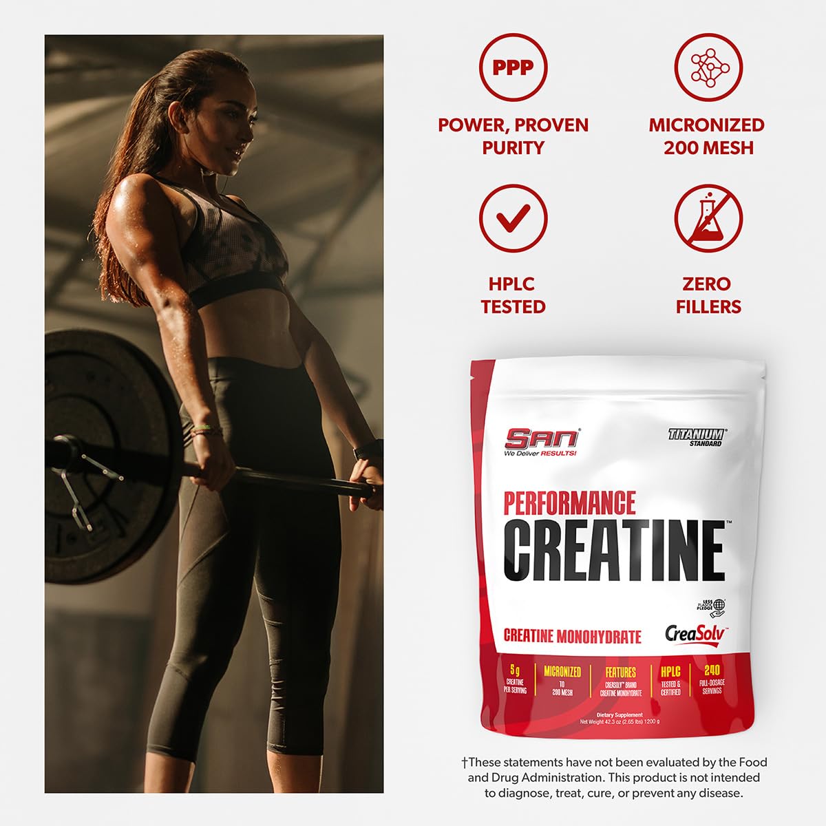 SAN creatine for energy boost
