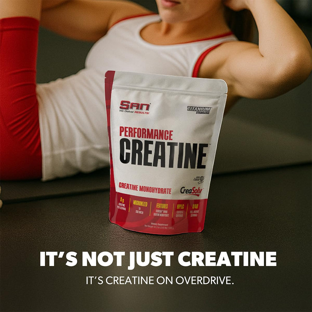 SAN creatine supports workout recovery