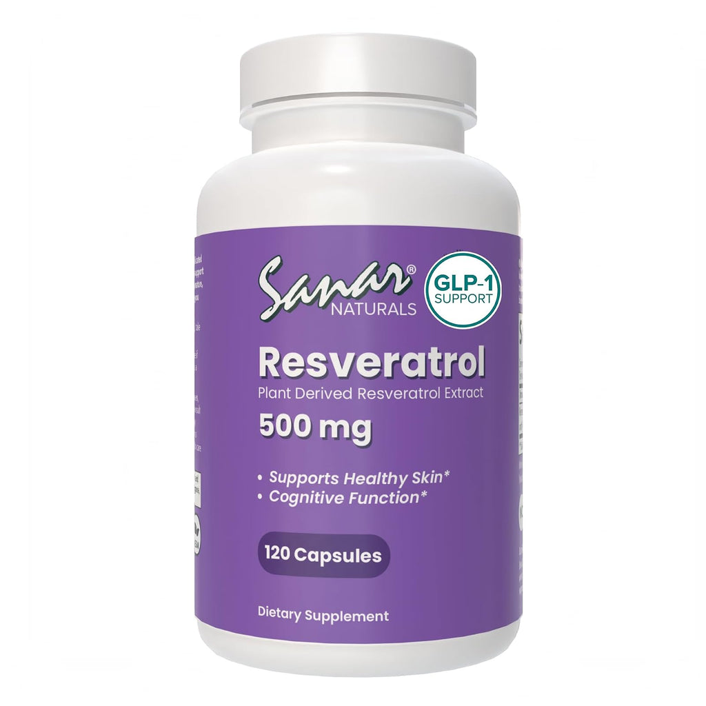 Sanar Naturals Resveratrol antioxidant capsules