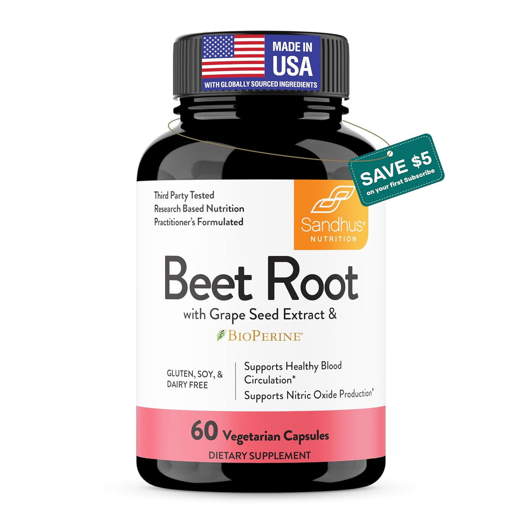 Sandhu's Beet Root capsules for beauty