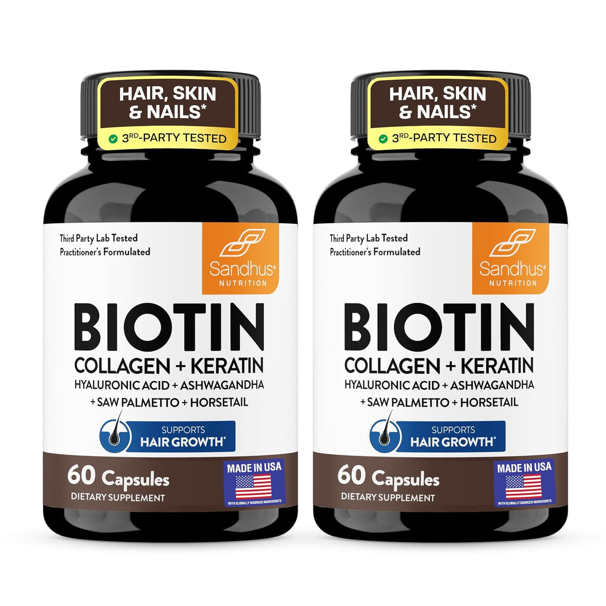 Sandhu's Biotin 6000 mcg capsules