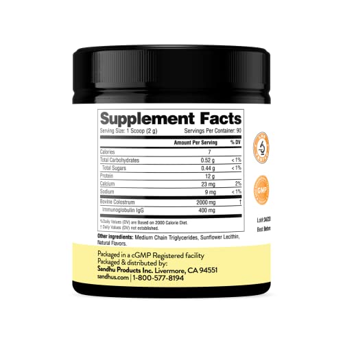 Sandhu's colostrum for overall wellness