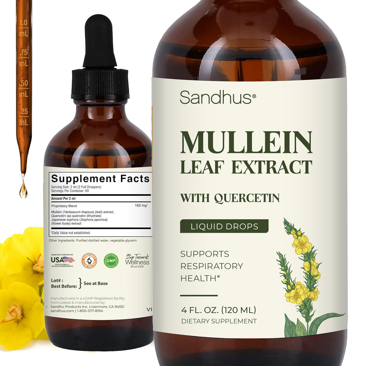Sandhu's Mullein Leaf Extract benefits