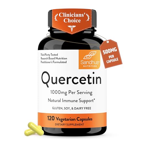 Sandhu's quercetin 500 mg capsules