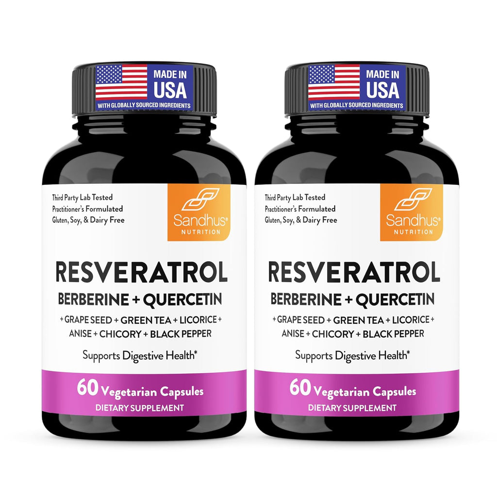 Sandhu's Resveratrol with Berberine capsules