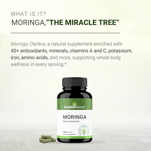SANDHUHERBALS Moringa Oleifera capsules