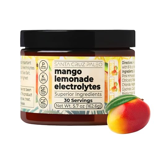 Santa Cruz electrolyte powder mango lemonade
