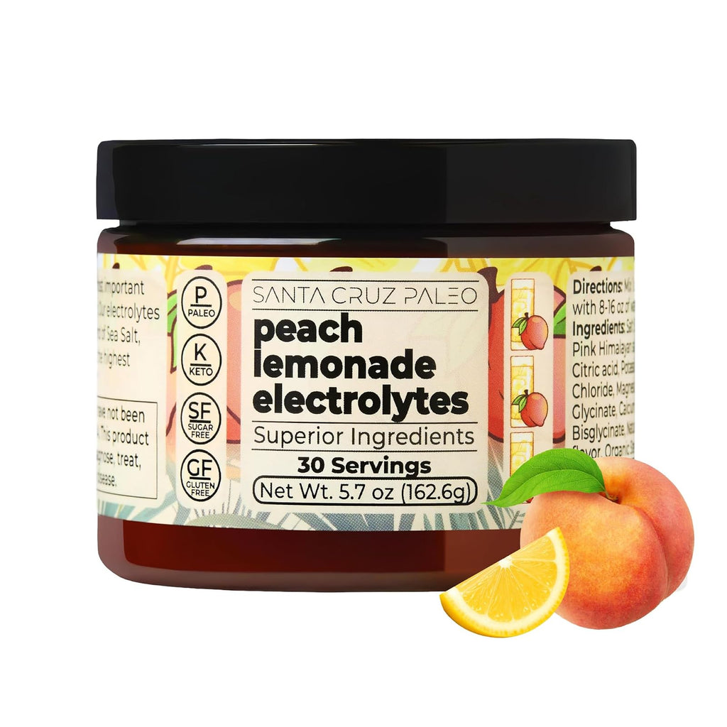 Santa Cruz electrolyte powder peach lemonade