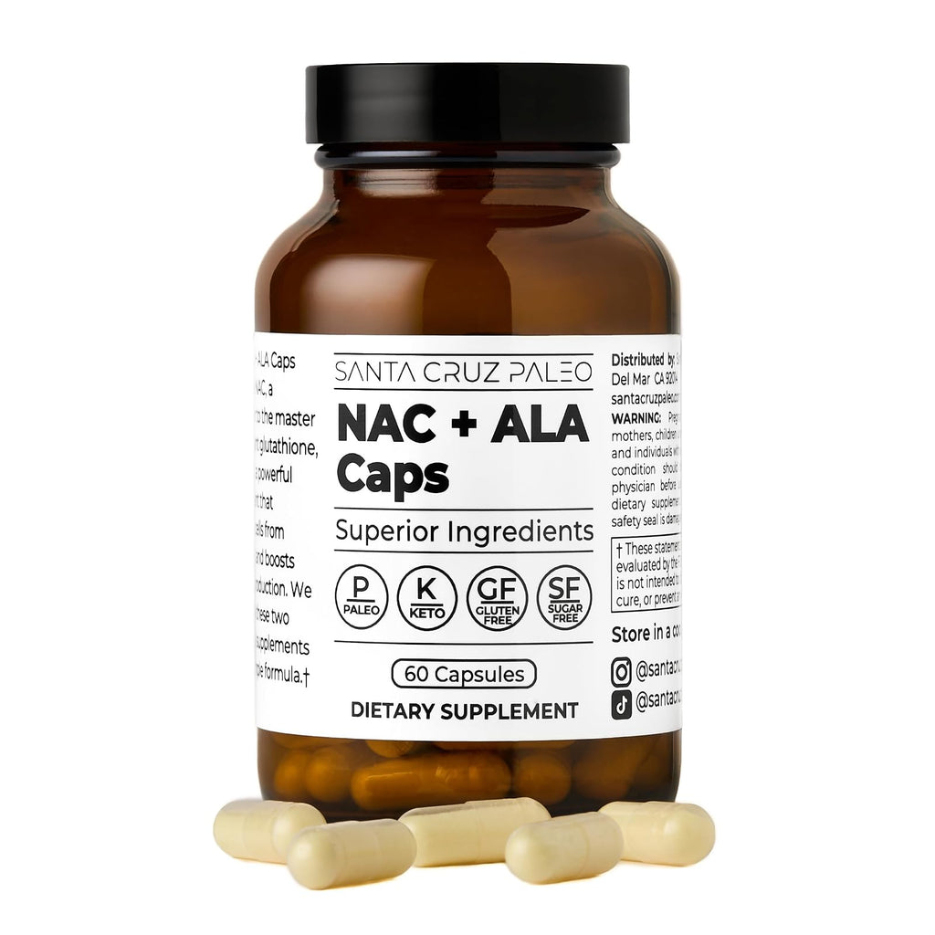 Santa Cruz NAC ALA antioxidant capsules
