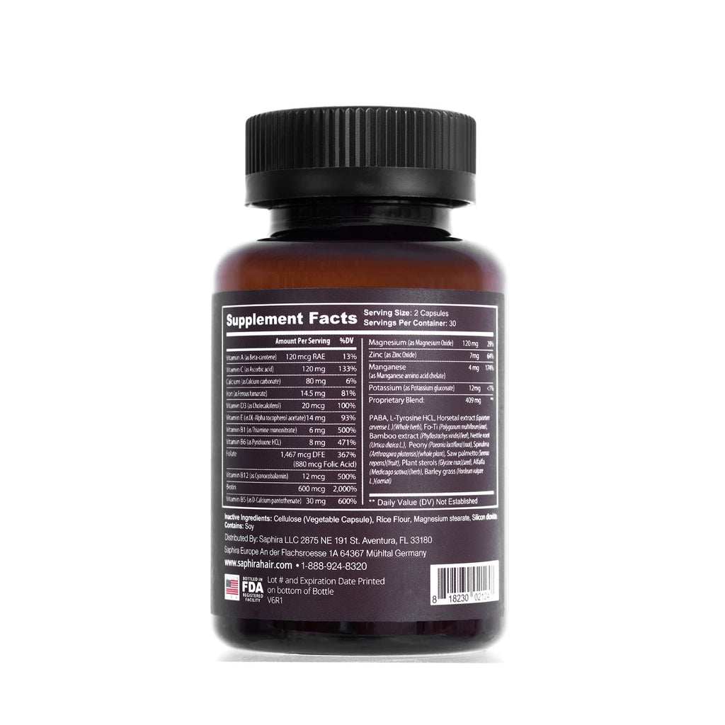 Saphira hair supplements for colour care