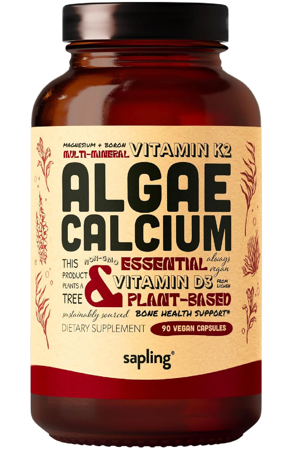 Sapling calcium with vitamin K2 benefits