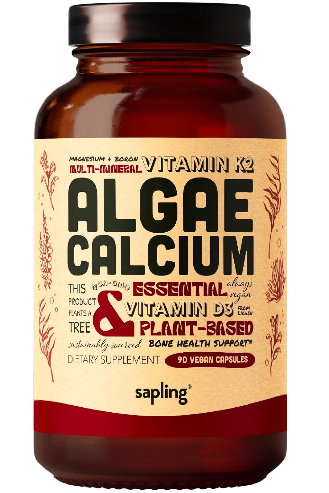 Sapling calcium with vitamin K2 benefits