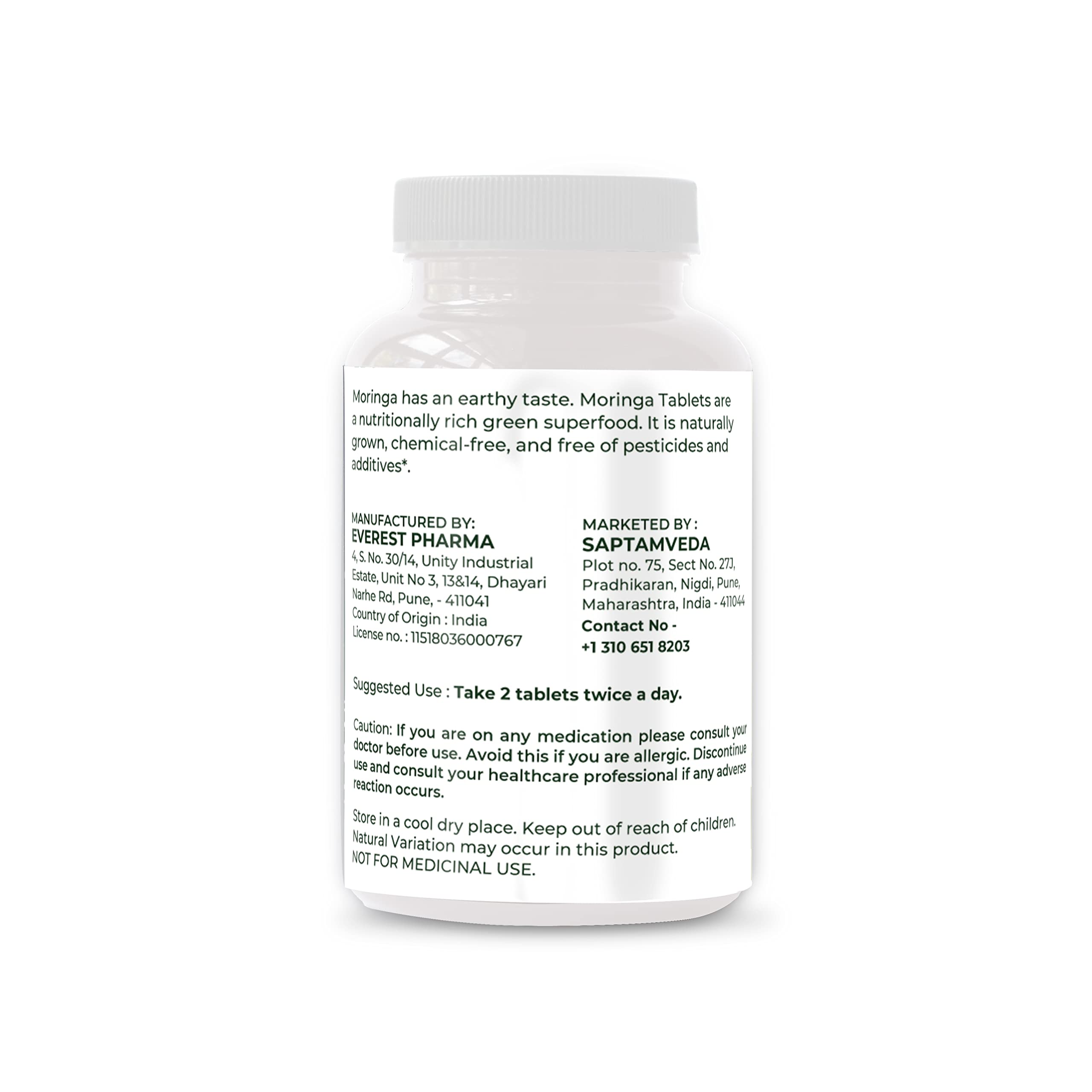 Saptamveda moringa for overall health