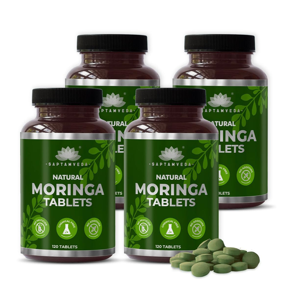 Saptamveda organic moringa tablets benefits