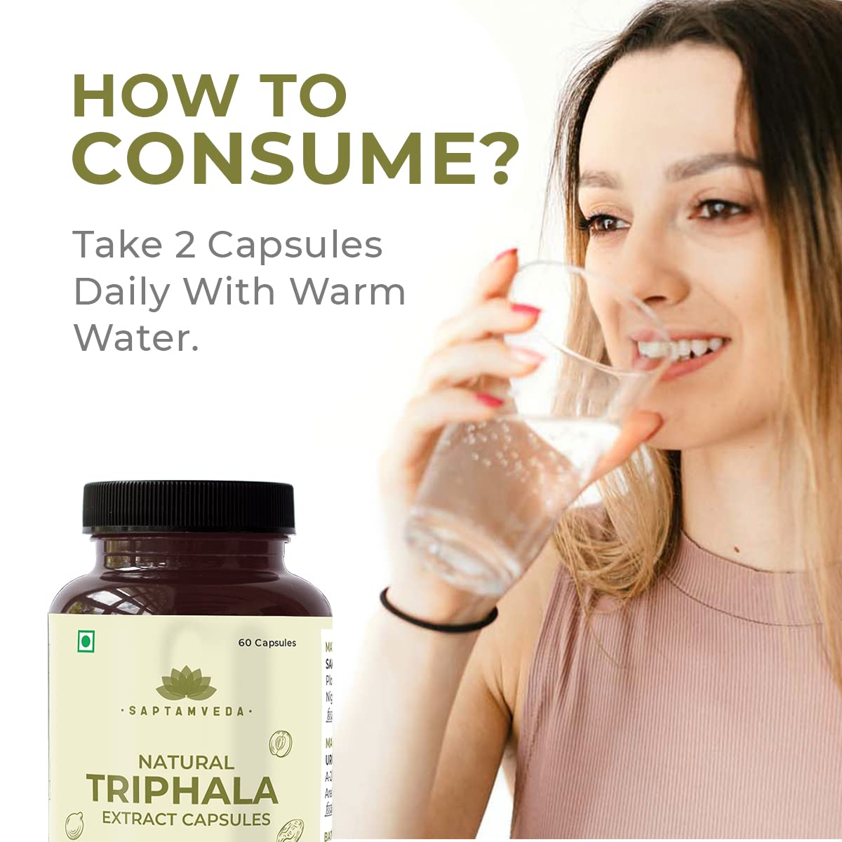 SAPTAMVEDA triphala for gut support