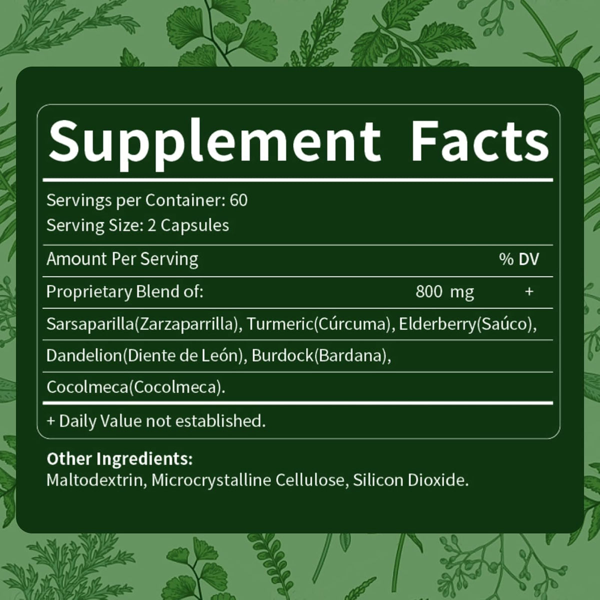 Sarsaparilla extract for healthy digestion