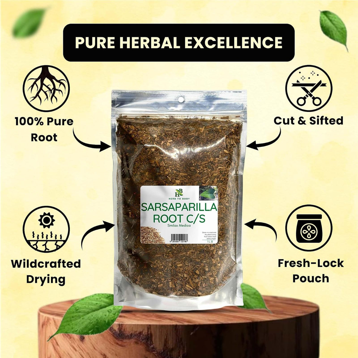 sarsaparilla root cut and sifted benefits