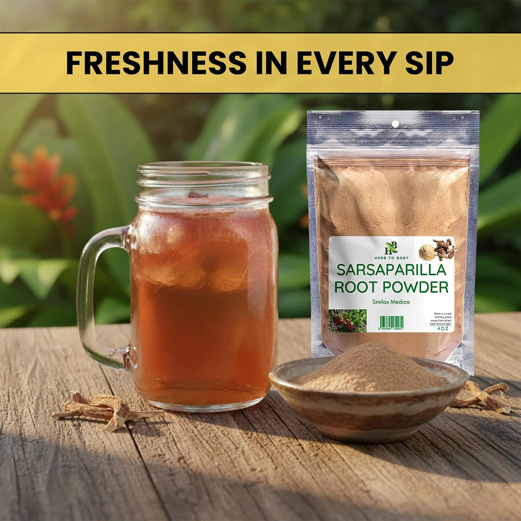 Sarsaparilla root powder for immune support