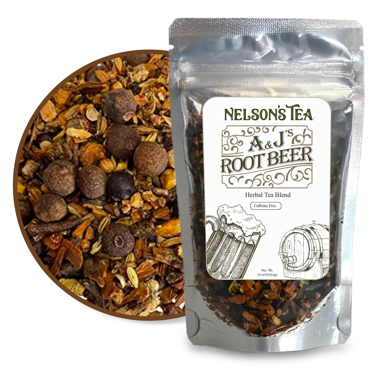 Sarsaparilla tea blend for soothing moments
