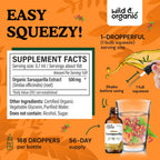 Sarsaparilla tincture for weight management
