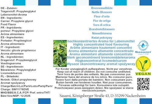 Sasami nettle flavor for cooking